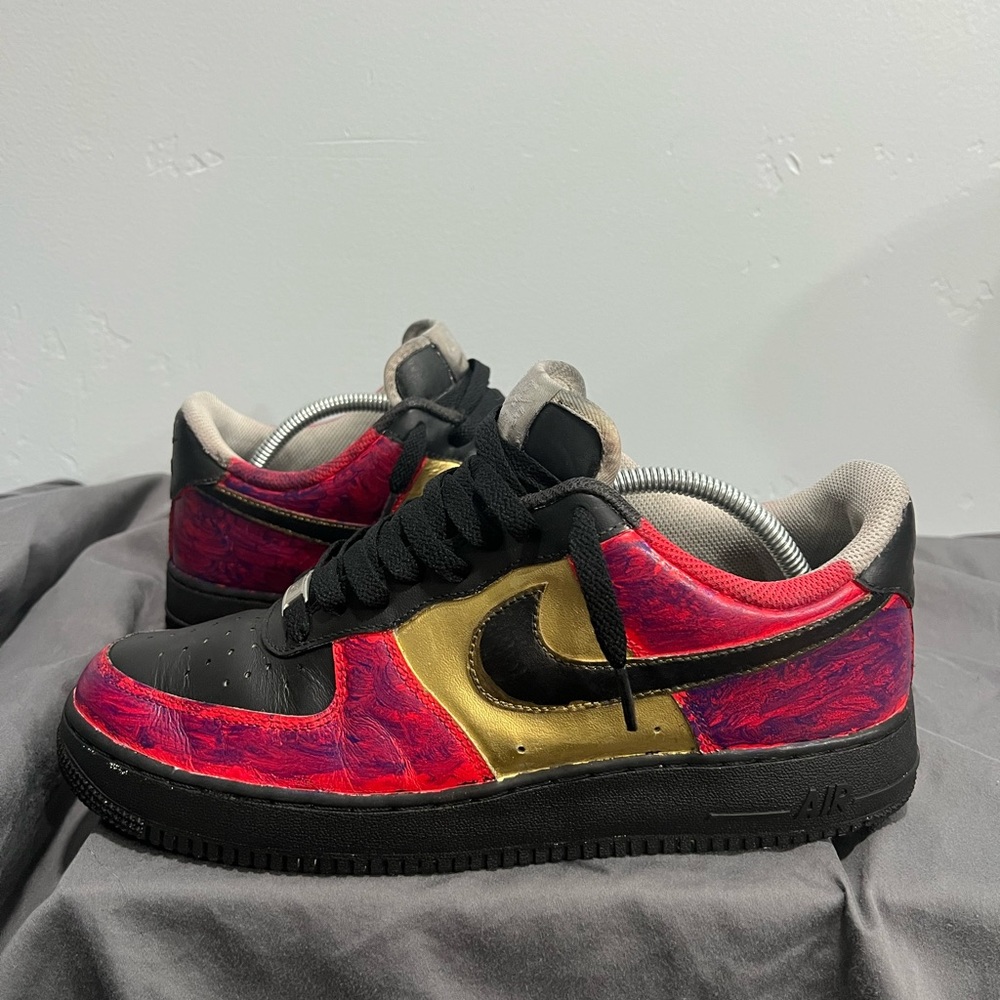 Rare Air Force 1 Gold Red - Gem